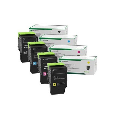 Lexmark 78C20K0 Toner Cartridge Multipack (B/C/M/Y) | TonerGiant