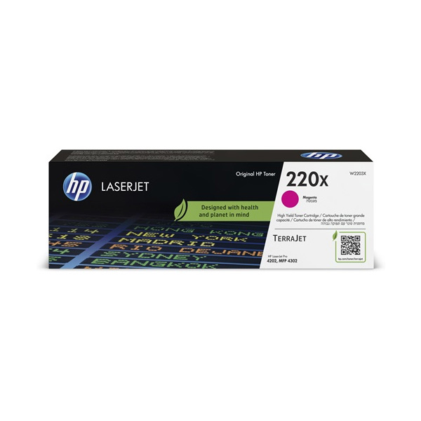 HP 220X High Capacity Magenta Toner Cartridge | TonerGiant