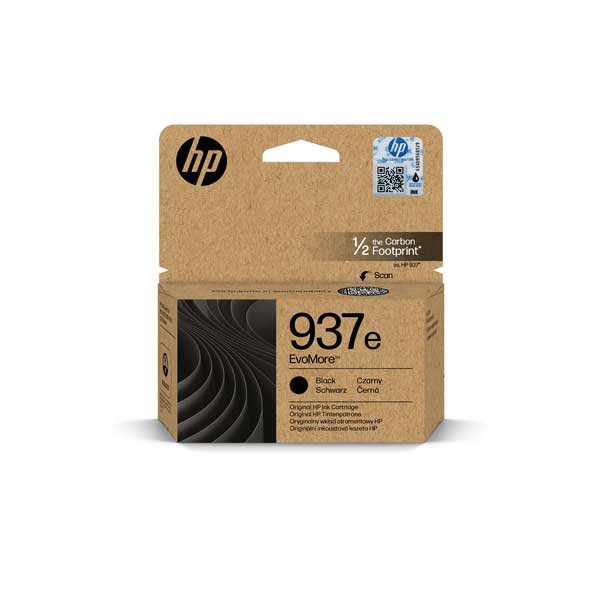 HP 937e EvoMore High Capacity Black Ink Cartridge | TonerGiant