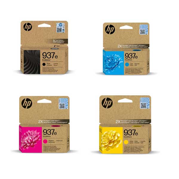 HP 937e EvoMore High Capacity Ink Cartridge Multipack | TonerGiant